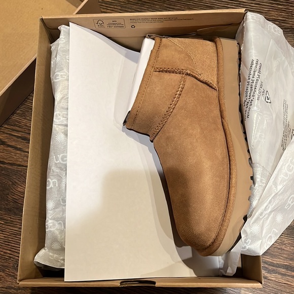 UGG | Shoes | Ugg Womens Classic Ultra Mini Chestnut 11619 Che | Poshmark